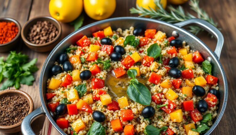 Easy Mediterranean Quinoa Skillet In 30 Minutes